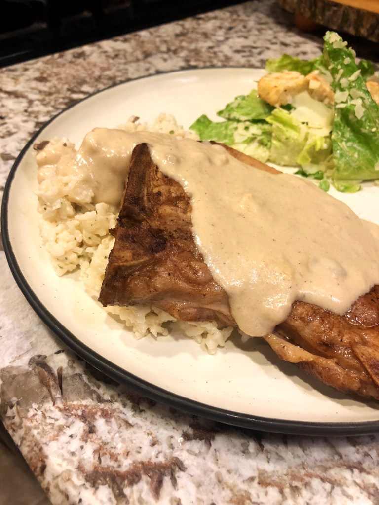 Fried Pork Chops and Cheesy Rice – Farm to Table to Soul