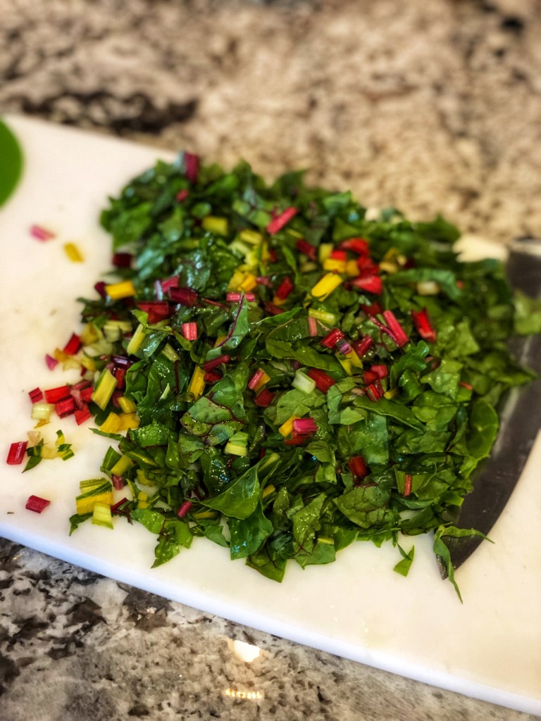 Swiss Chard Bread Pudding – Farm to Table to Soul