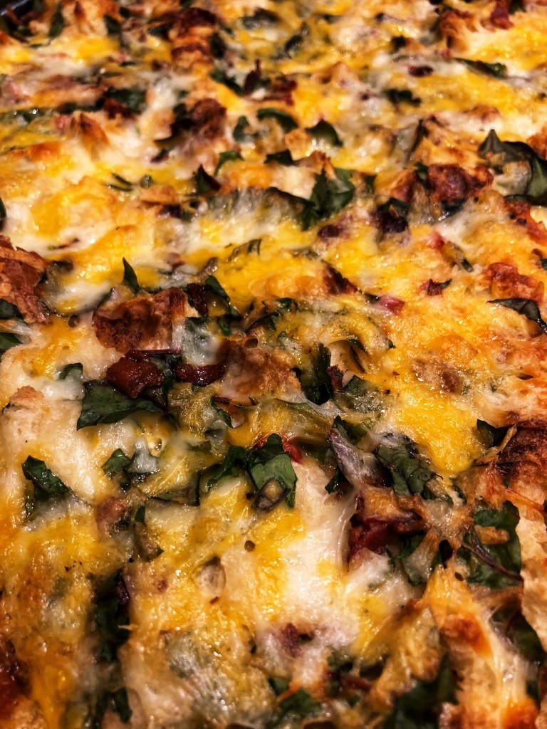 Swiss Chard Bread Pudding – Farm to Table to Soul